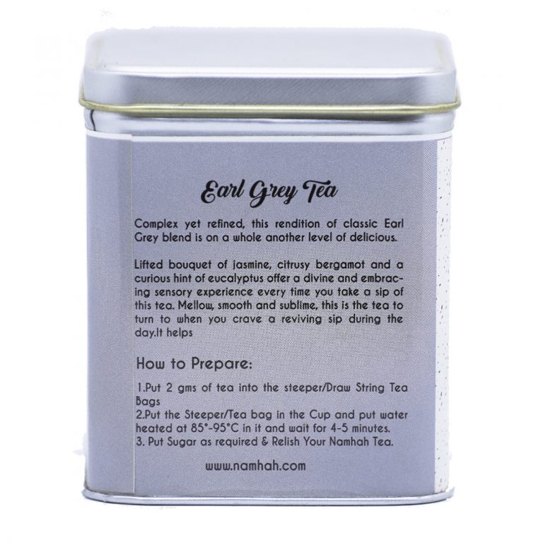Earl Grey Tea Tin Box (100gms) – Namhah