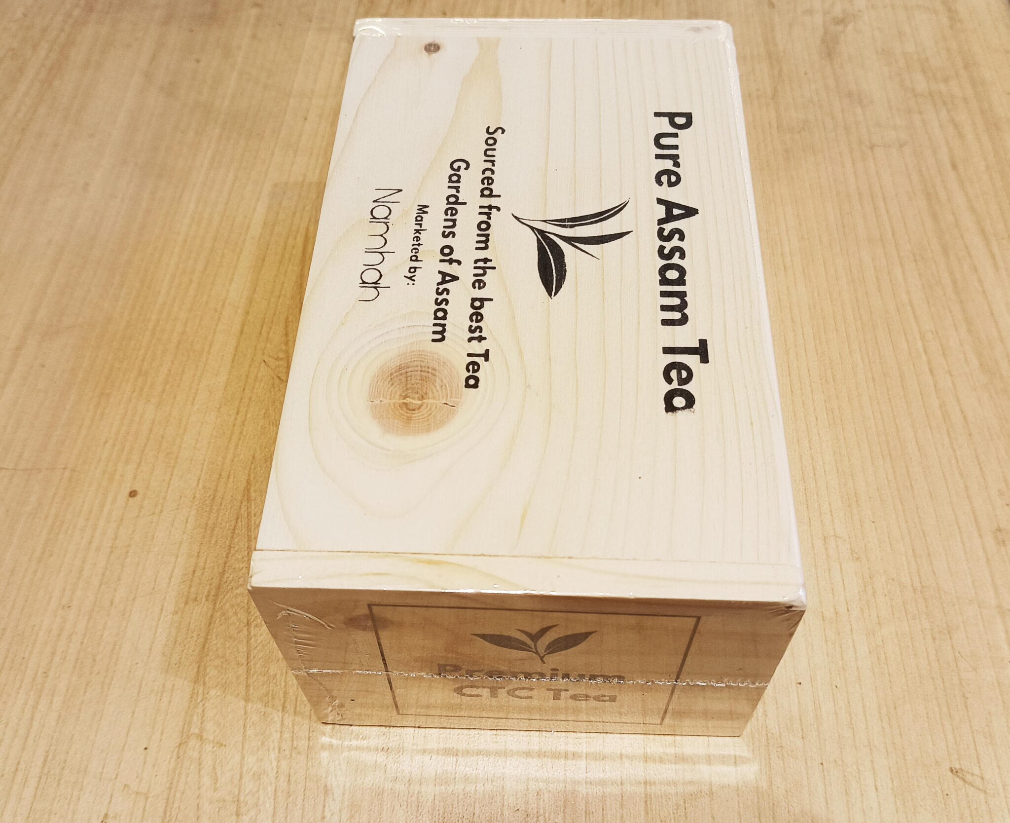 Wooden Gift Box 200gm Assam CTC Tea | Namhah Tea – Premium Assam Tea ...